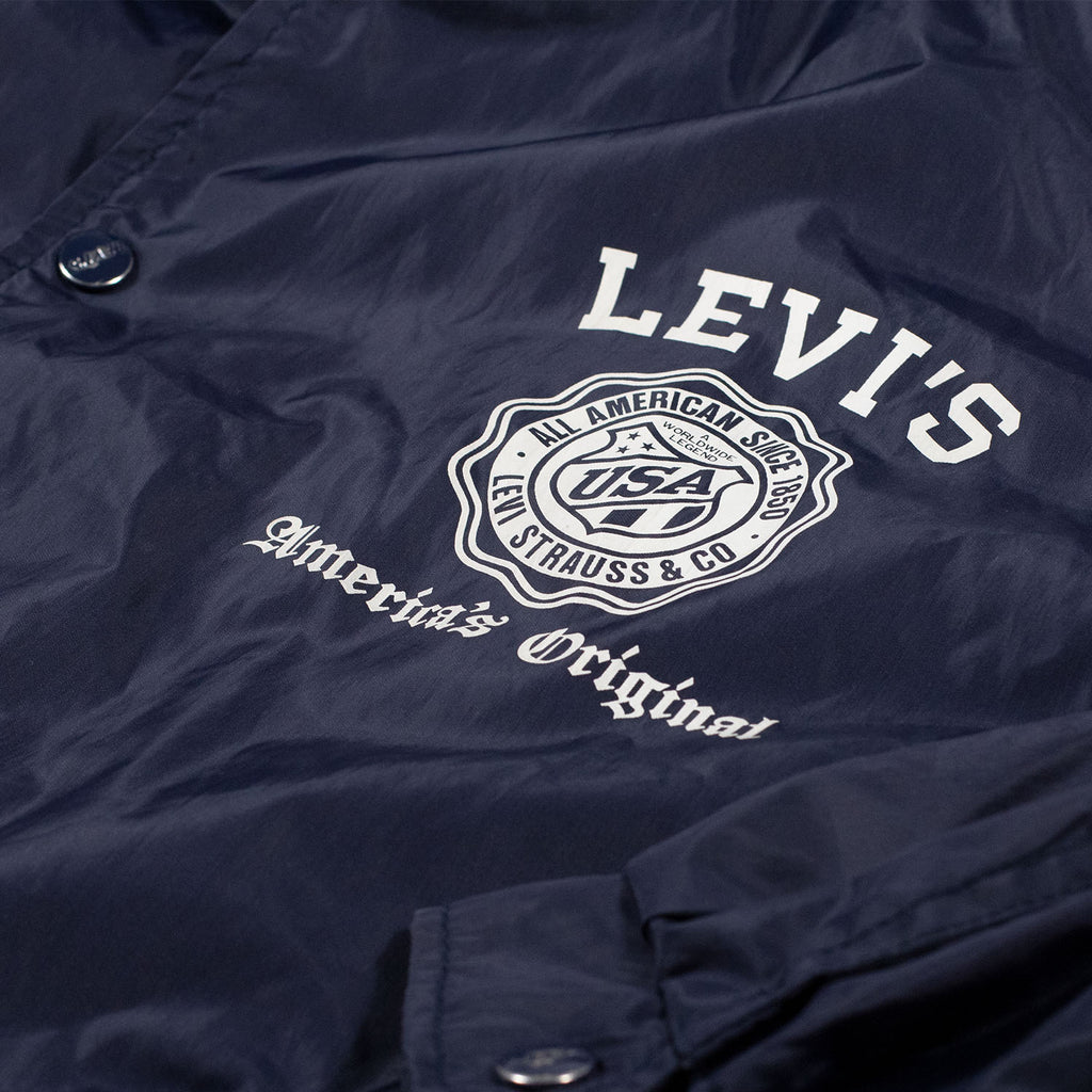 Levi's Coach Popper Jacket - Navy - Medium – Viaduct Vintage